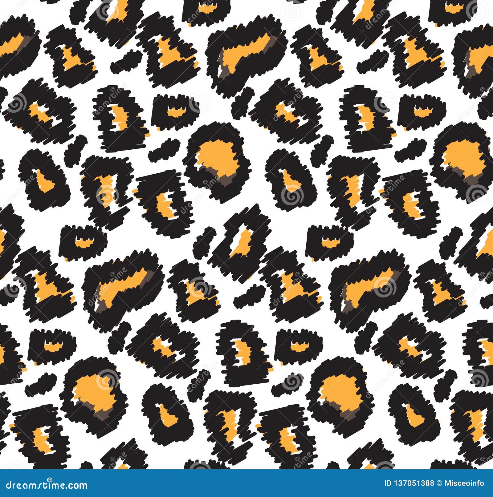 Leopard Print Pattern. Animal Print Stock Illustration - Illustration ...