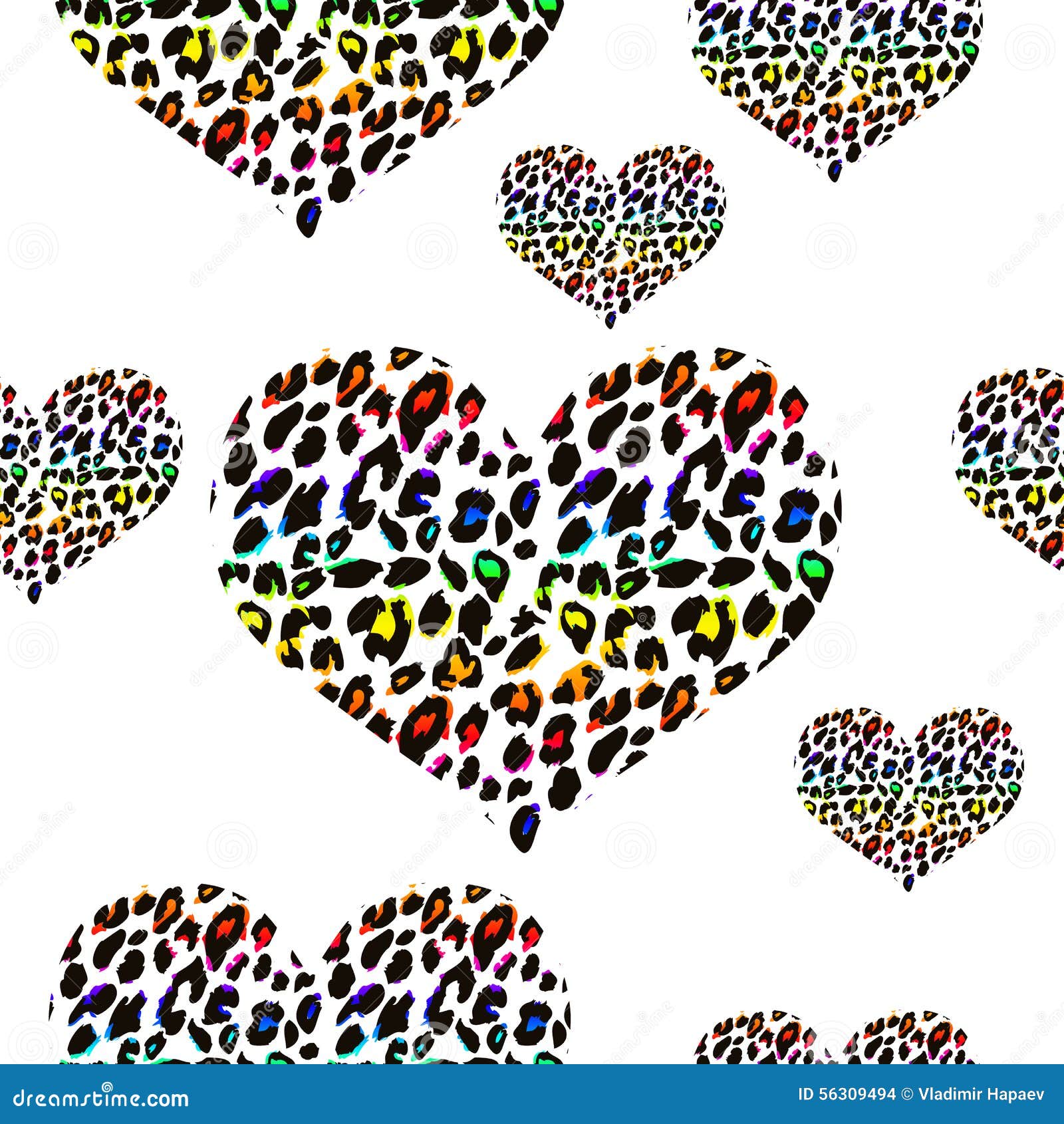 Leopard Print Pattern. Repeating Background Stock Vector - Illustration ...