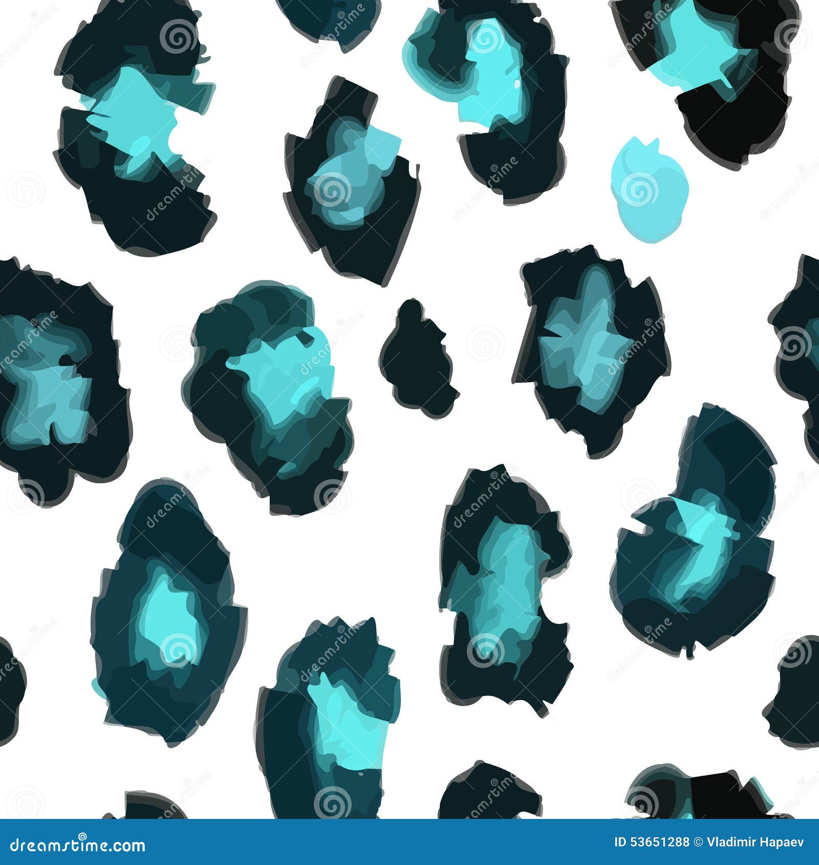 Leopard Print Pattern Skin. Repeat Animal Pattern Stock Vector ...