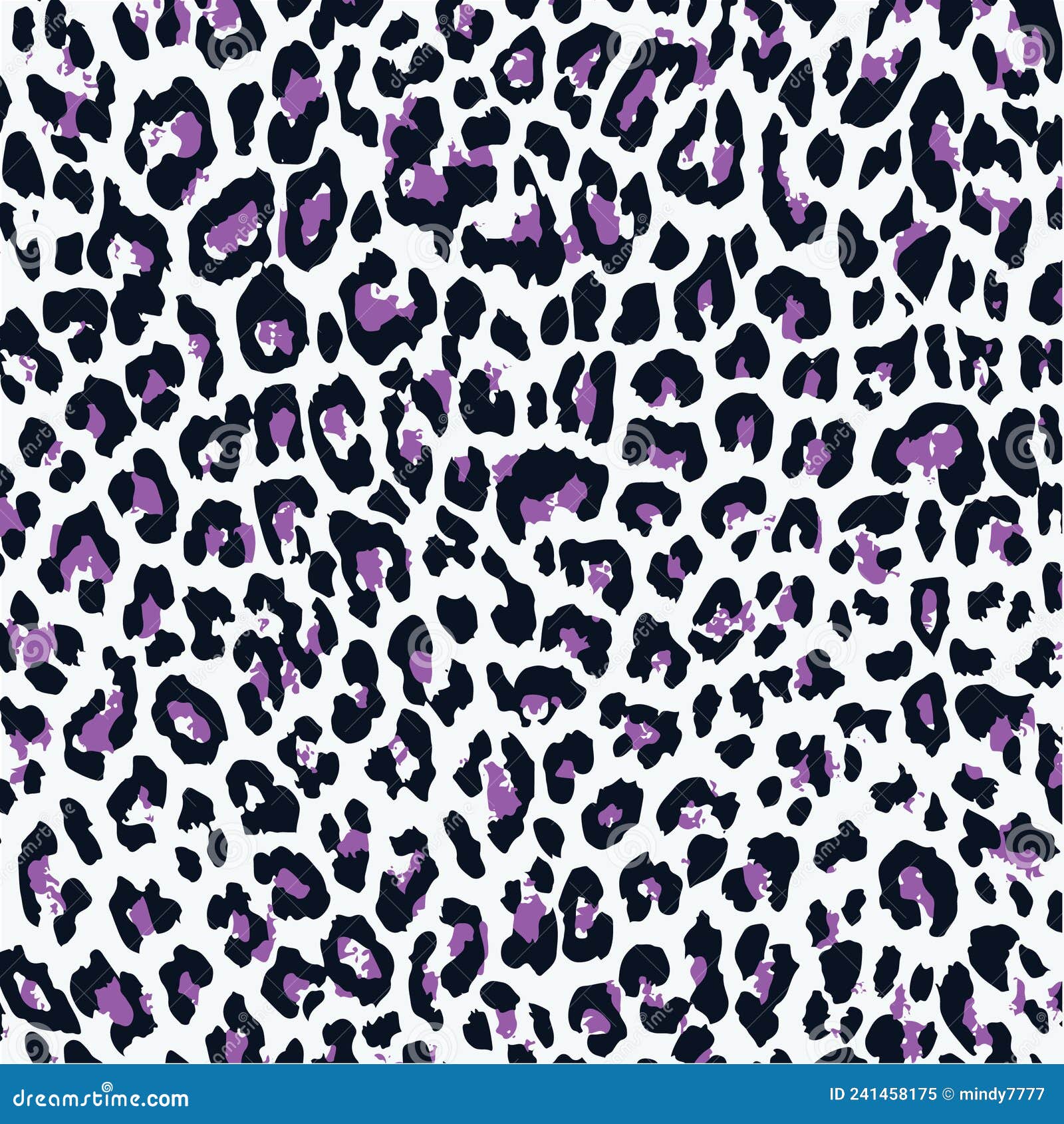 Leopard Print Pattern. Vector Seamless Background Stock Vector ...