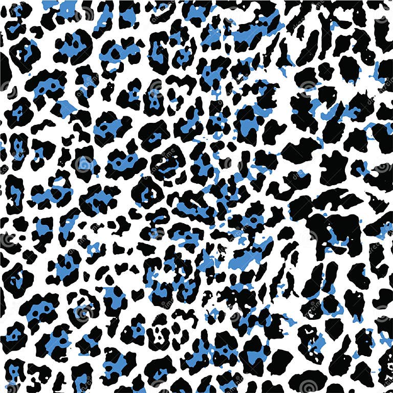 Leopard Print Pattern. Vector Seamless Background Stock Vector ...