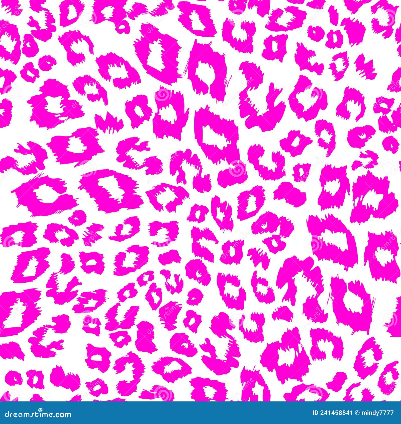 Leopard Print Pattern. Vector Seamless Background Stock Vector ...