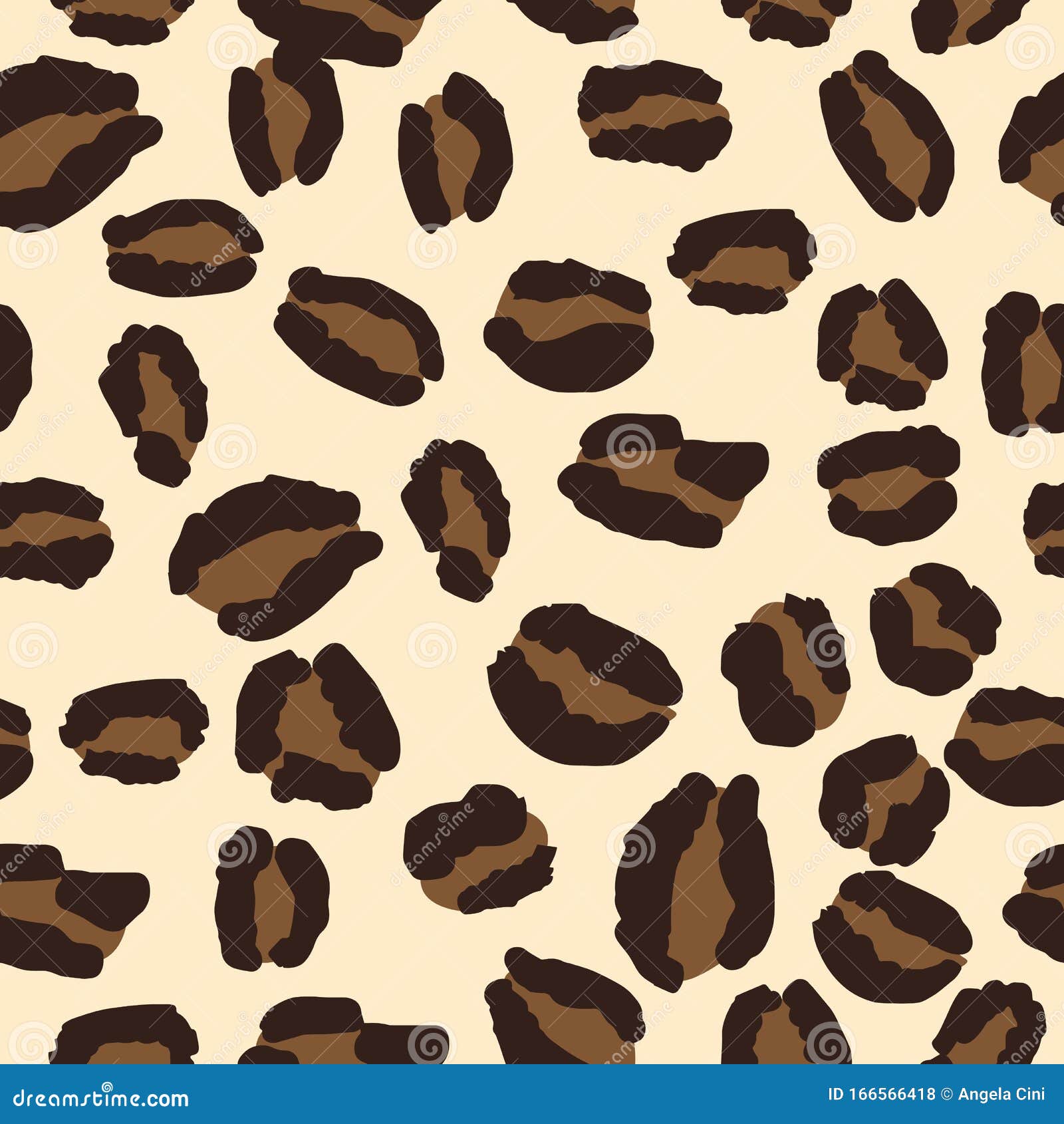 Leopard Print Repeat Pattern Design Stock Vector - Illustration of ...