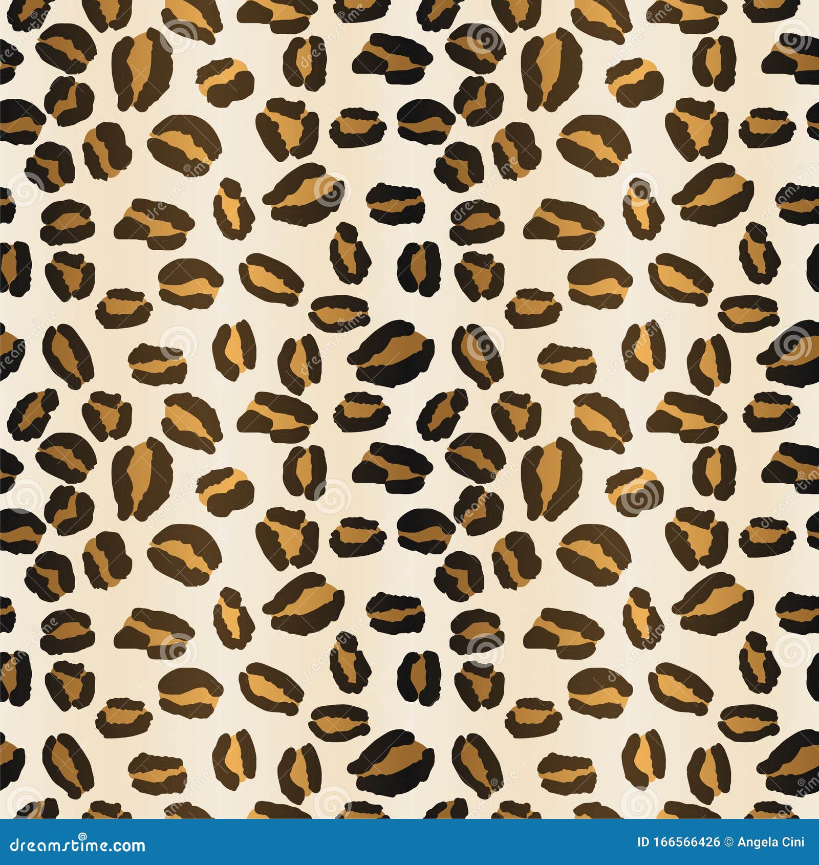 Leopard Print Repeat Pattern Design Stock Vector - Illustration of ...
