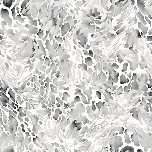 Leopard Print Seamless Pattern Design with Subtle Light Grey Textured ...