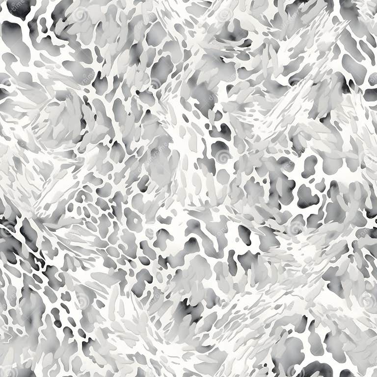 Leopard Print Seamless Pattern Design with Subtle Light Grey Textured ...