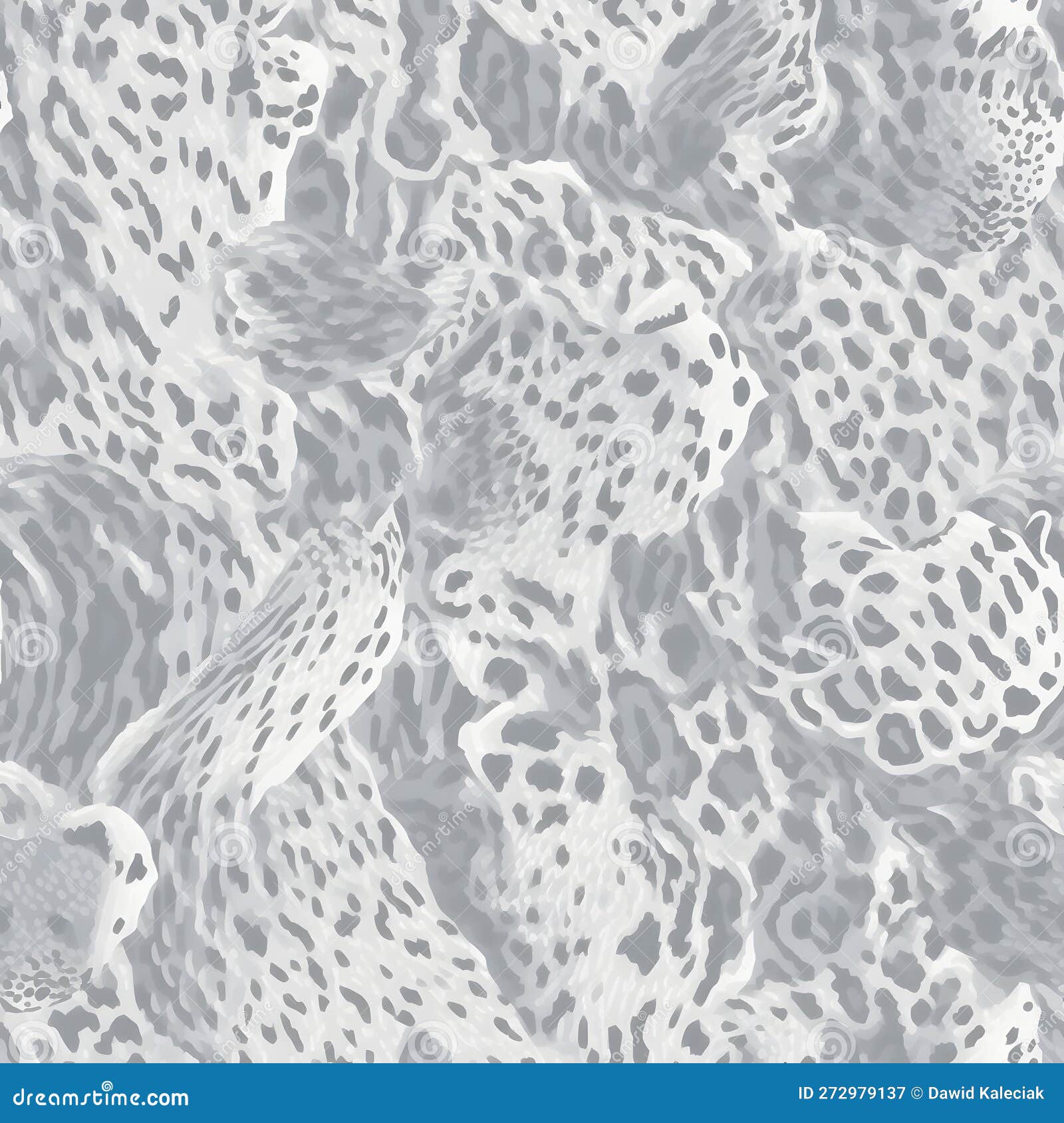 Leopard Print Seamless Pattern Design with Subtle Light Grey Textured ...