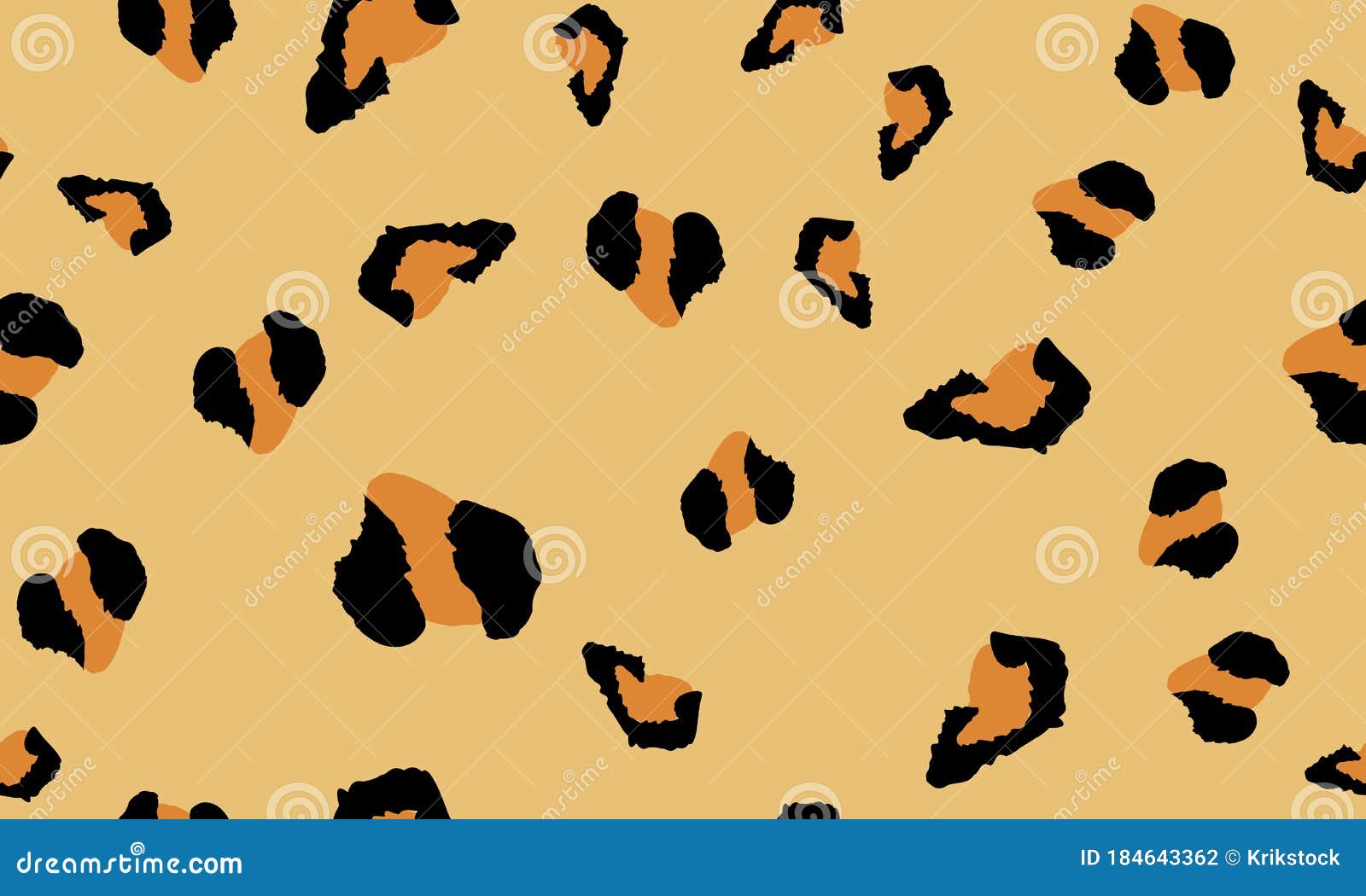 Leopard Print. Spotted Texture. Seamless Pattern Stock Vector ...
