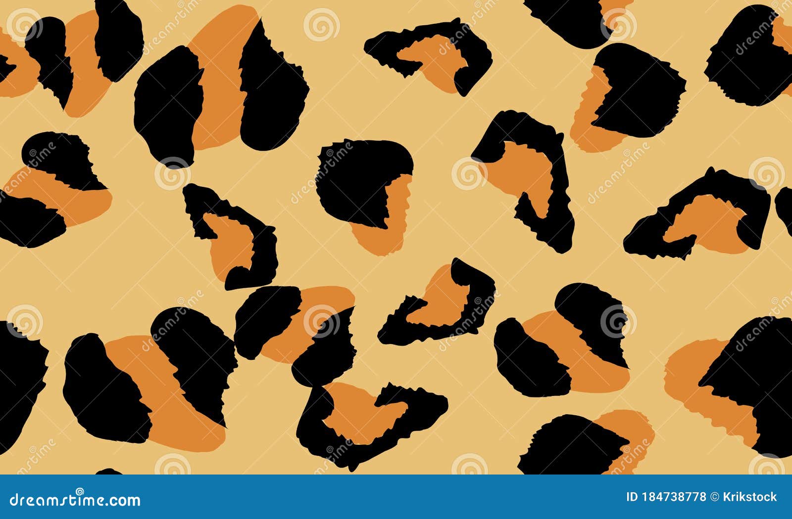 Leopard Print. Spotted Texture. Seamless Pattern Stock Vector ...