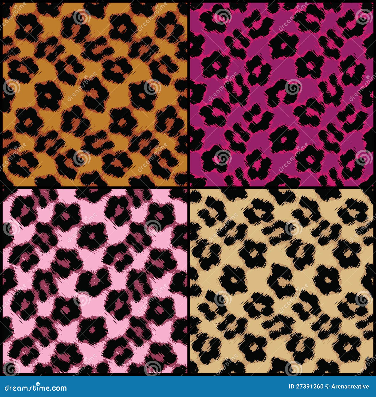 Leopard Print Tiles stock illustration. Illustration of nature - 27391260