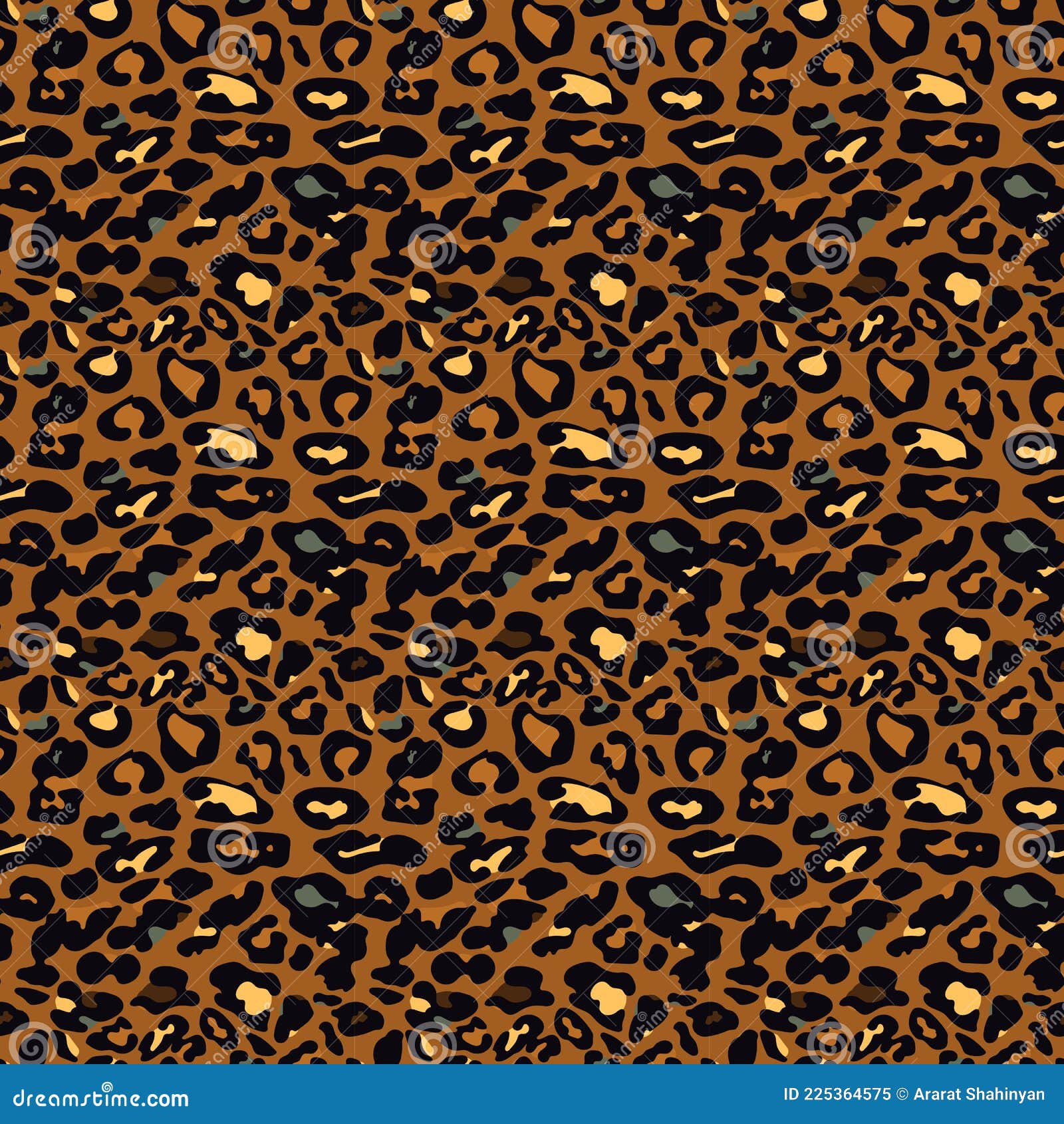 Leopard Seamless Pattern, Animal Fur, Leopard Spotted Skin Texture ...