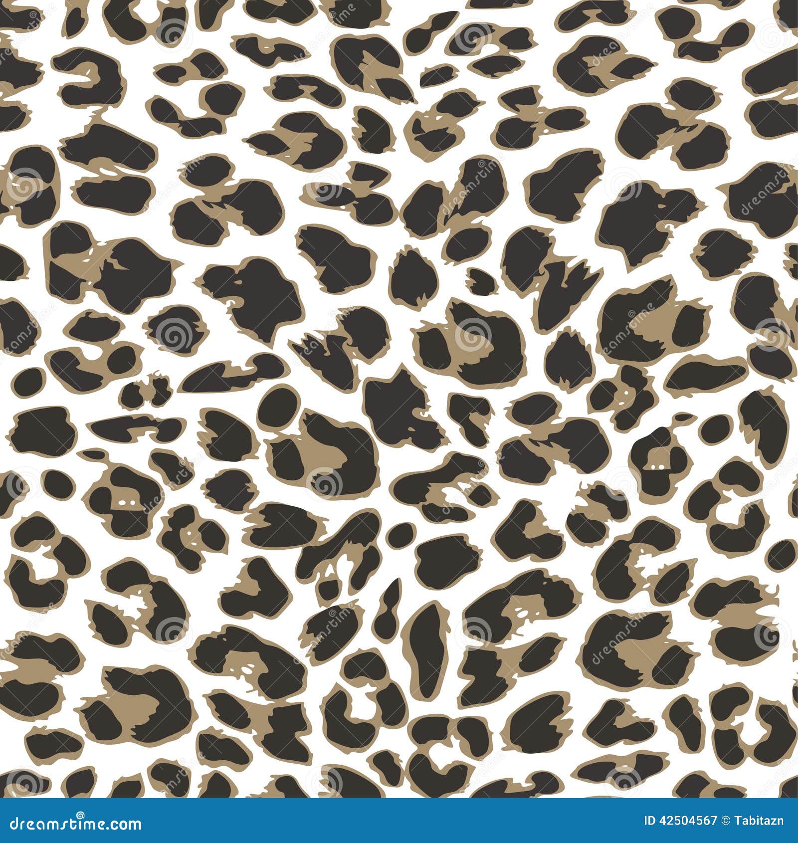 Leopard Seamless Pattern. Sketch Drawing. Fashion Design. Textile ...