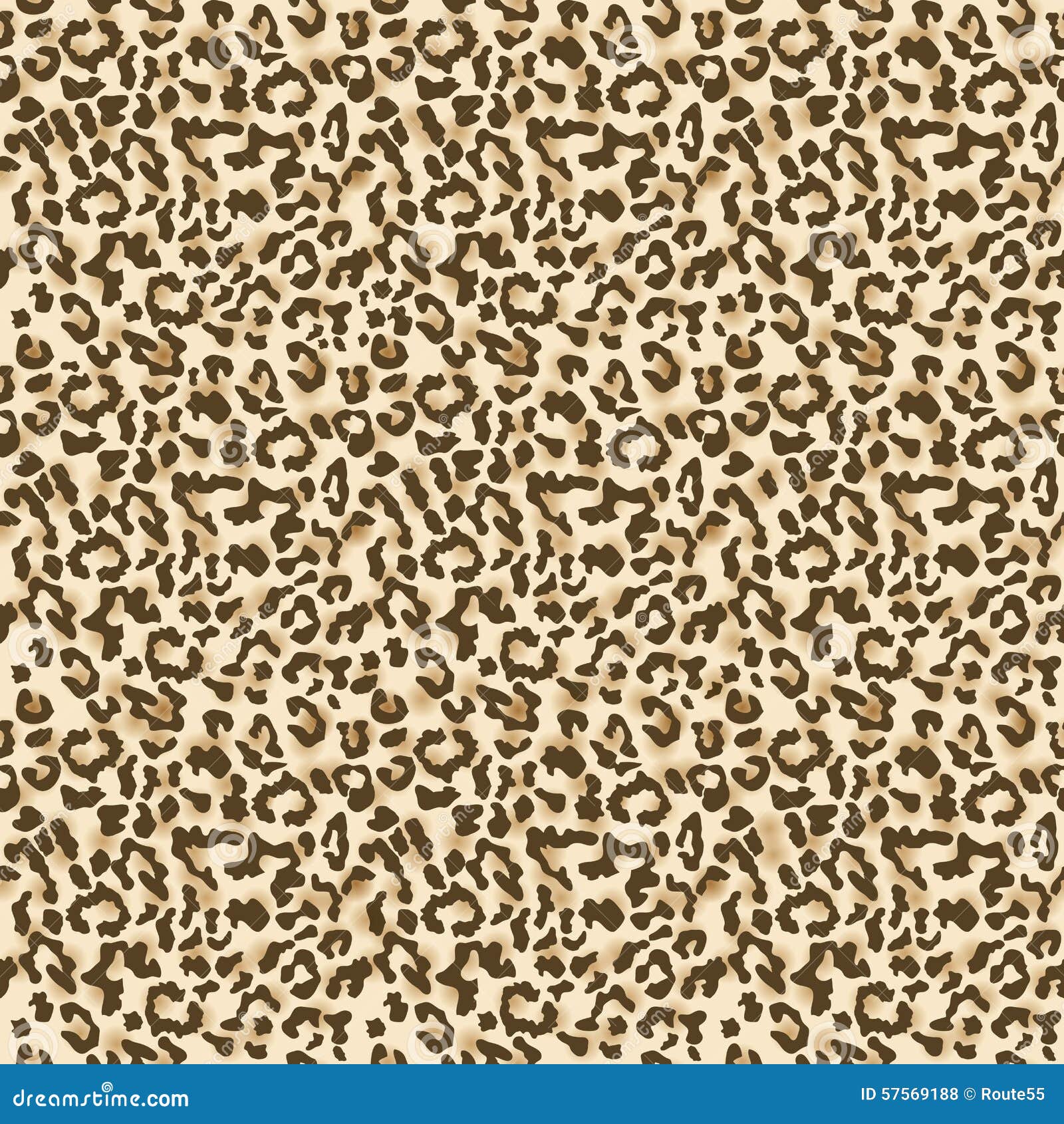 Leopard seamless pattern stock vector. Illustration of safari - 57569188