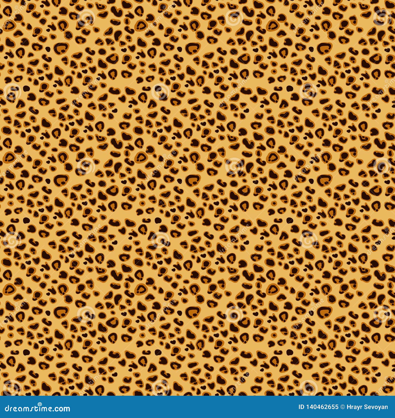Leopard Seamless Texture In High Resolution Illustration ...