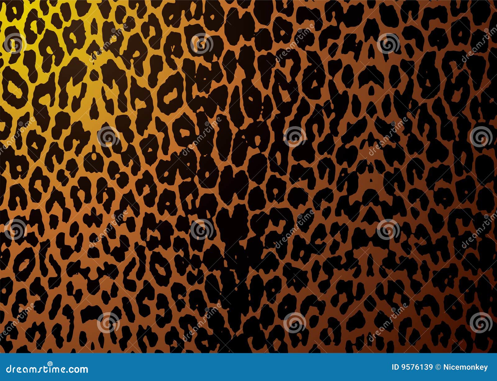 Leopard skin stock vector. Illustration of animal, hide - 9576139