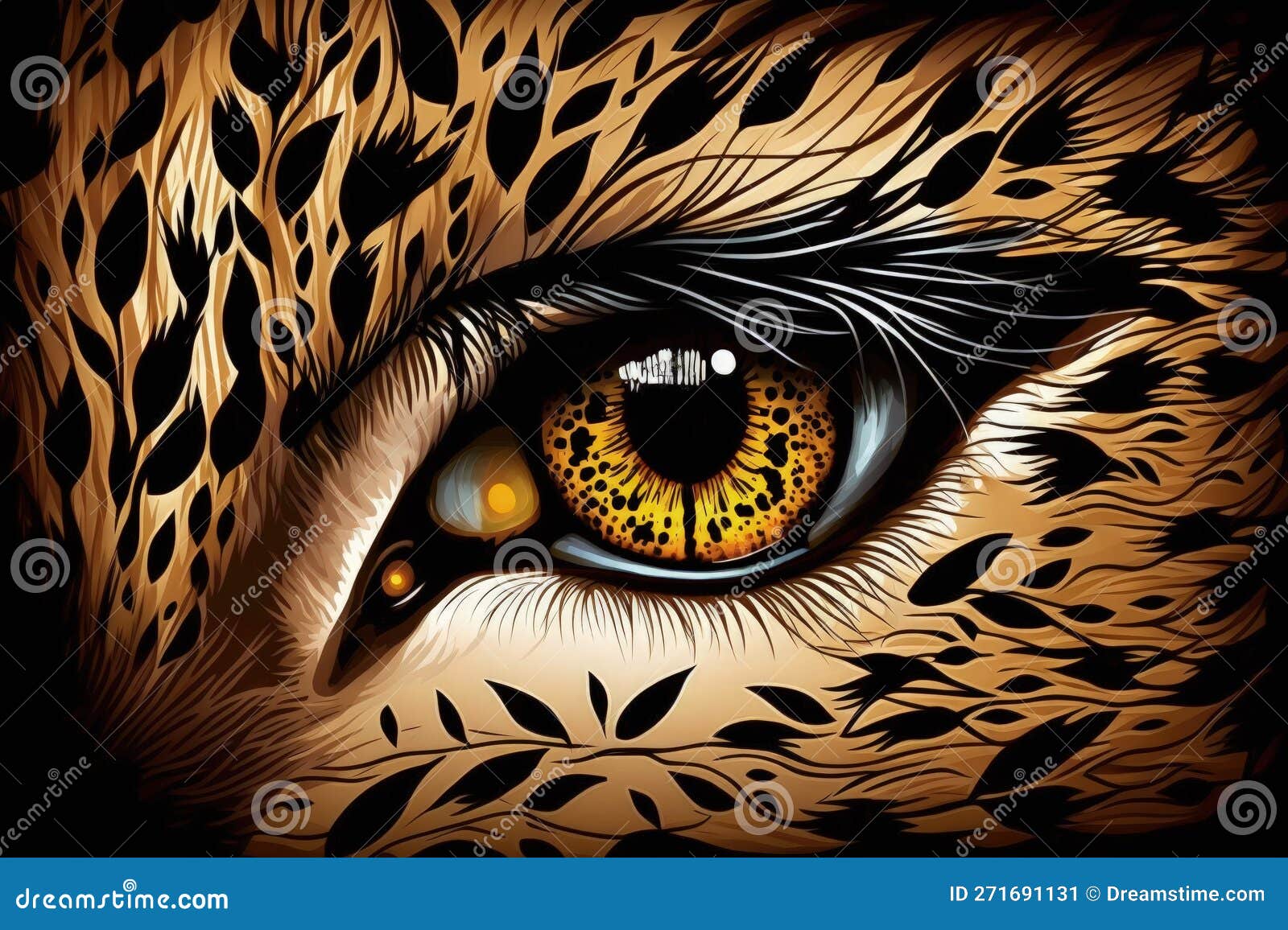 Leopard skin design stock illustration. Illustration of isolation ...
