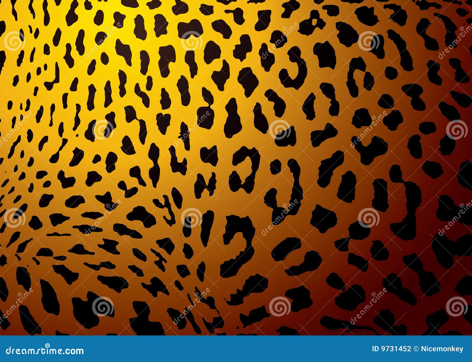 Leopard Skin Texture. Vector Illustration | CartoonDealer.com #43907972