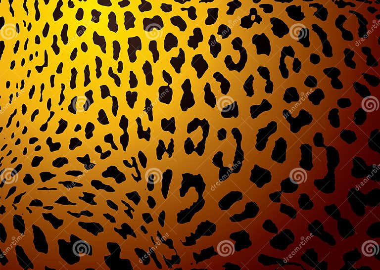 Leopard skin gold stock vector. Illustration of jungle - 9731452