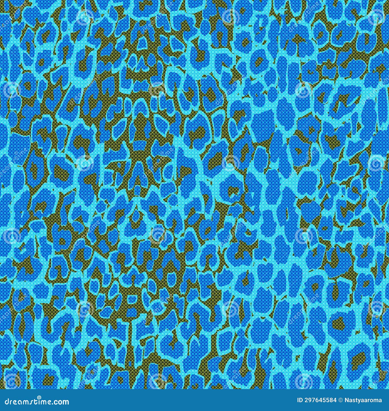 Leopard skin pattern stock illustration. Illustration of wild - 297645584
