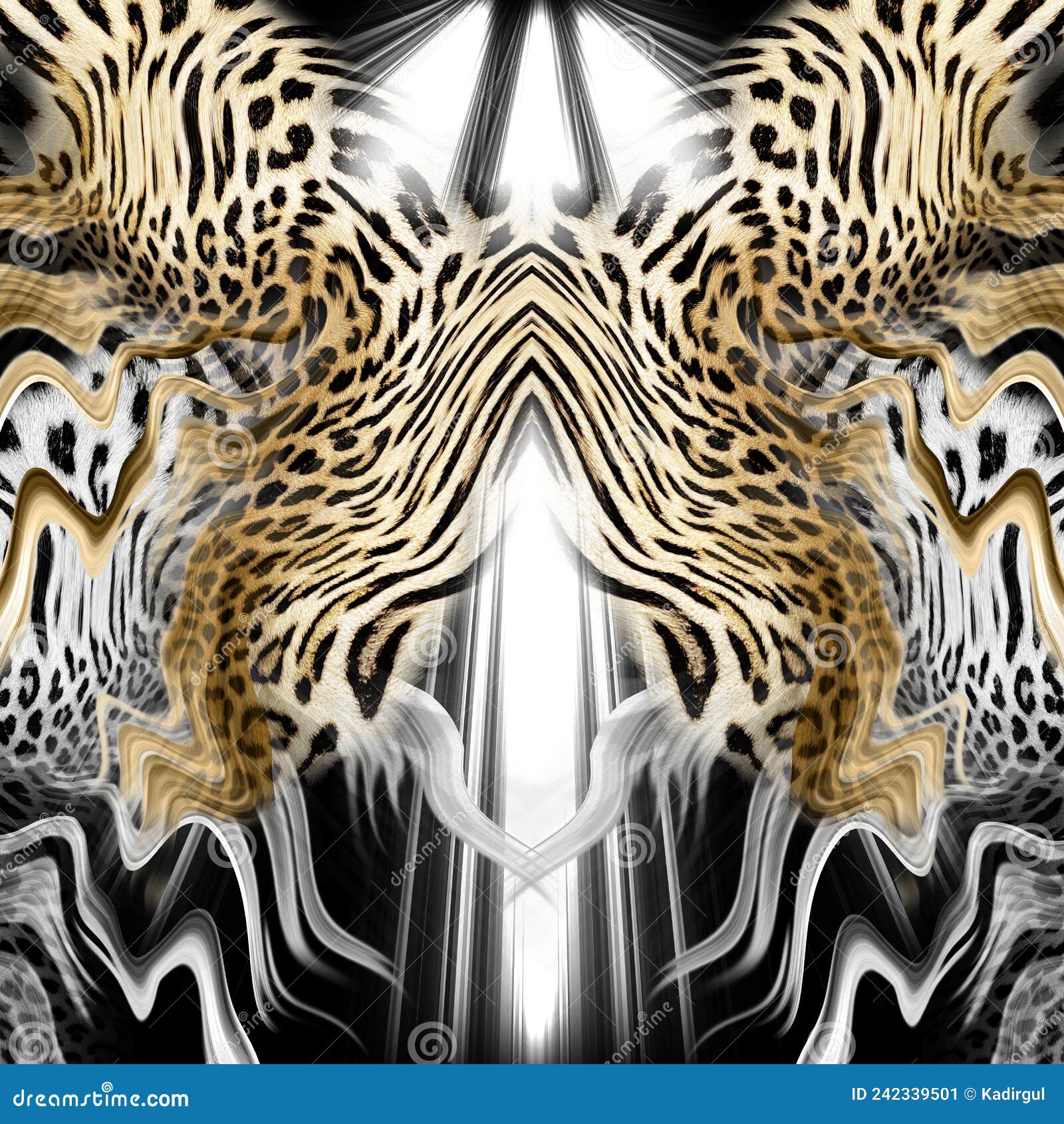 Leopard Skin Pattern Background Stock Illustration - Illustration of ...