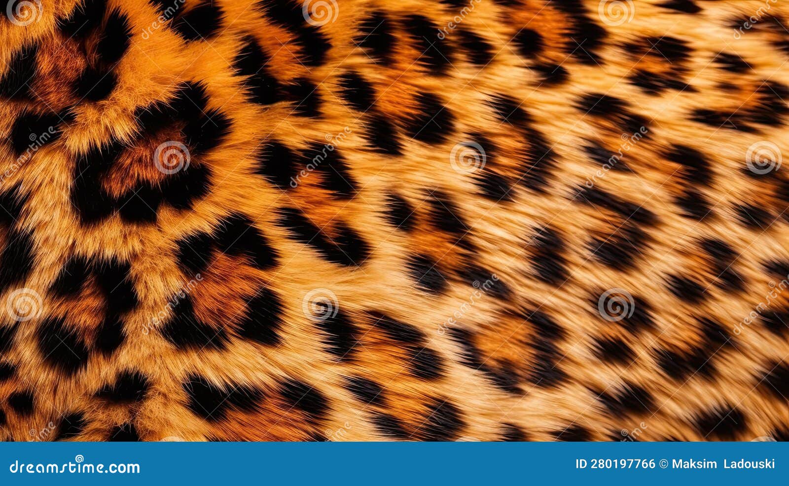Leopard Skin Pattern Texture. Generative AI Stock Illustration ...