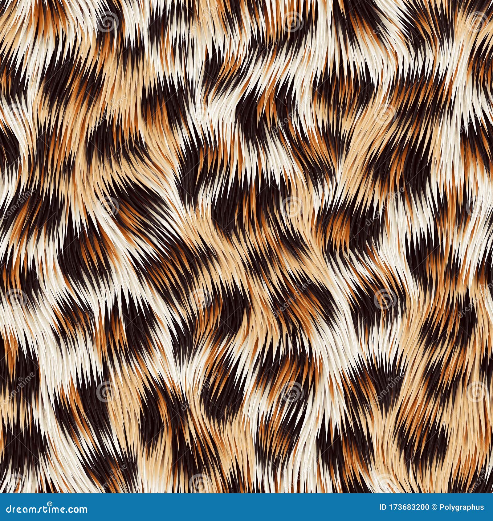 Leopard Skin Print. Vector Seamless Pattern Stock Vector - Illustration ...