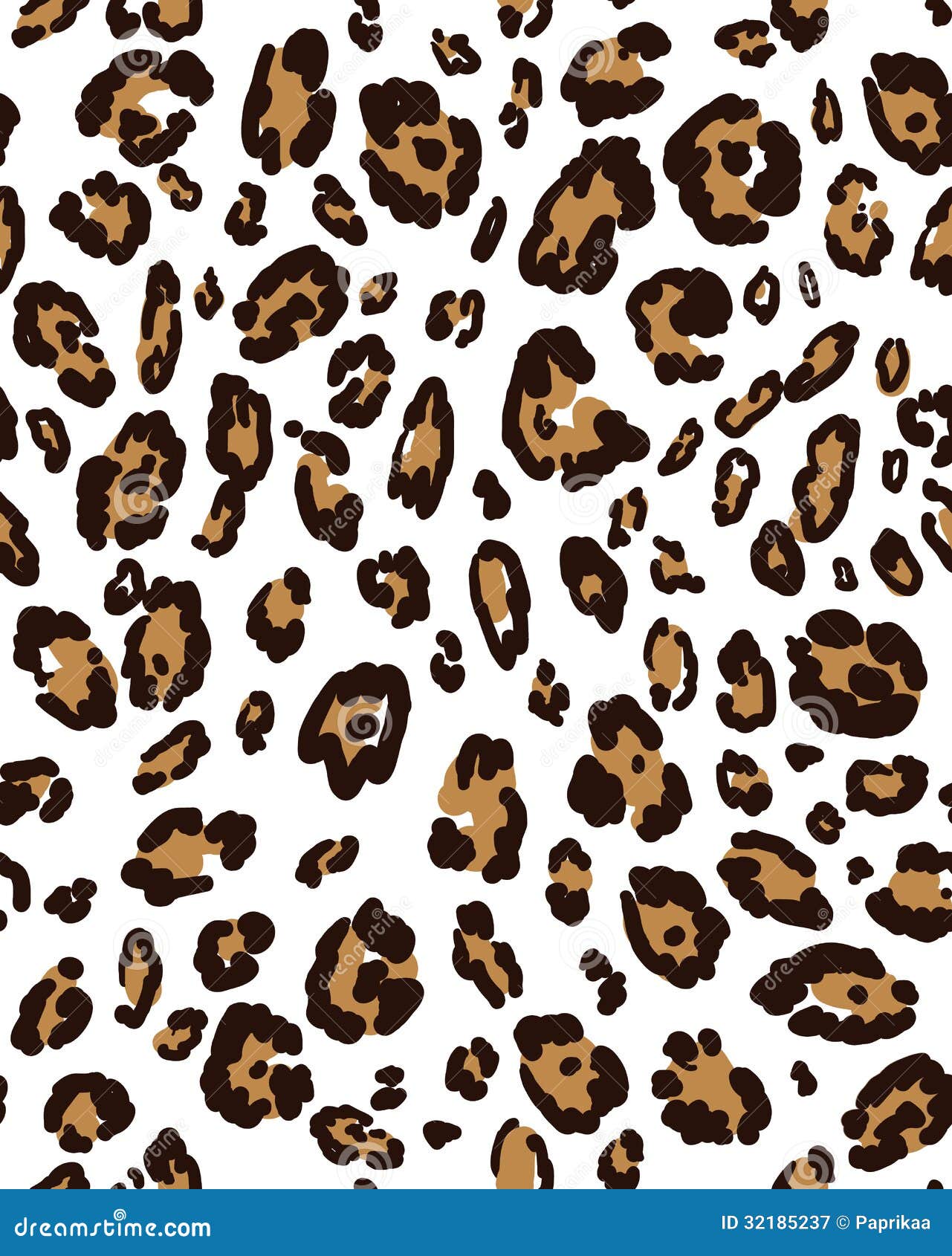 Leopard Skin Texture Seamless Pattern Colored Stock Image ...
