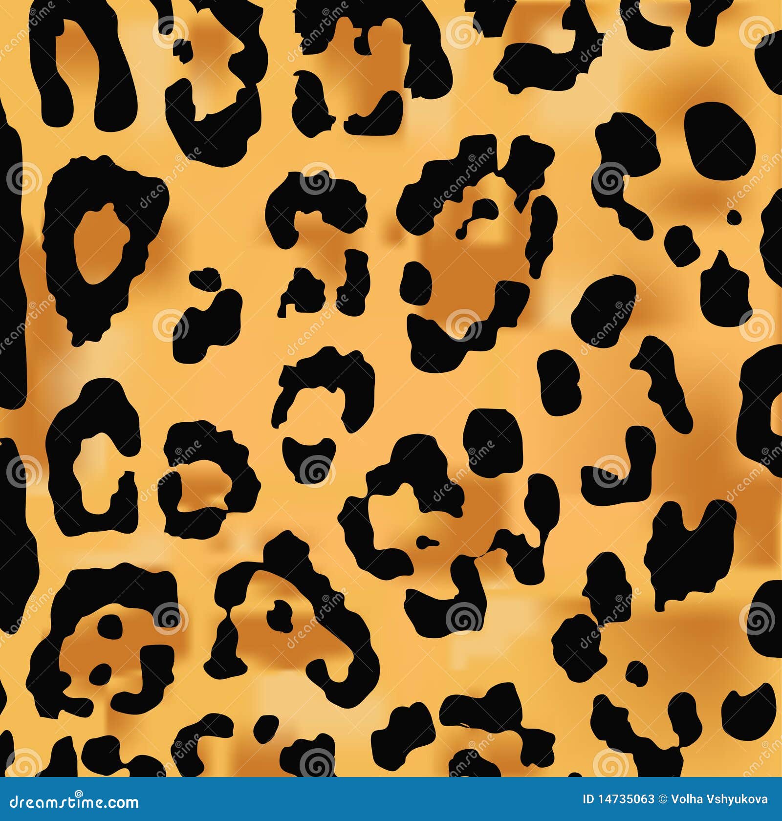 Leopard skin texture stock vector. Illustration of painting - 14735063