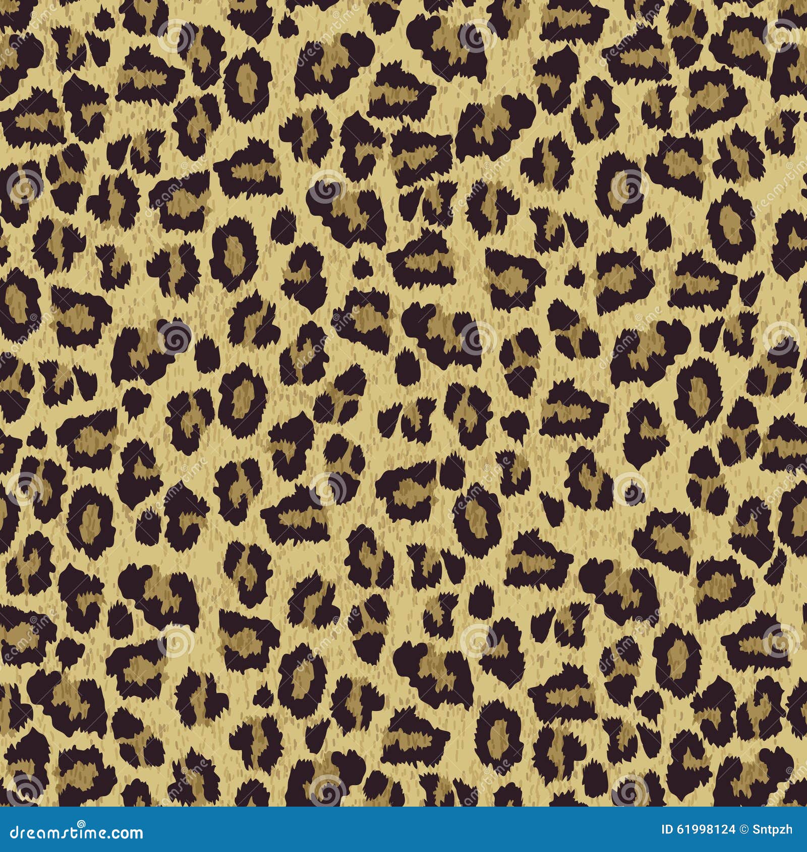 Leopard Skin Texture Seamless Patern Stock Vector - Illustration of ...