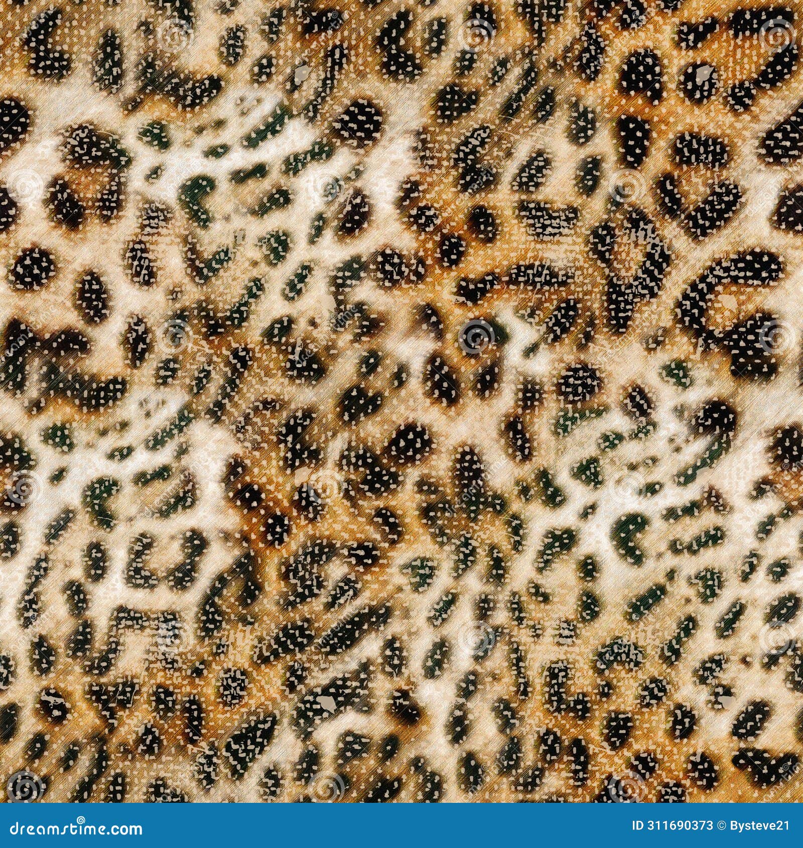 Leopard Skin Texture Seamless Pattern Colored Stock Illustration ...