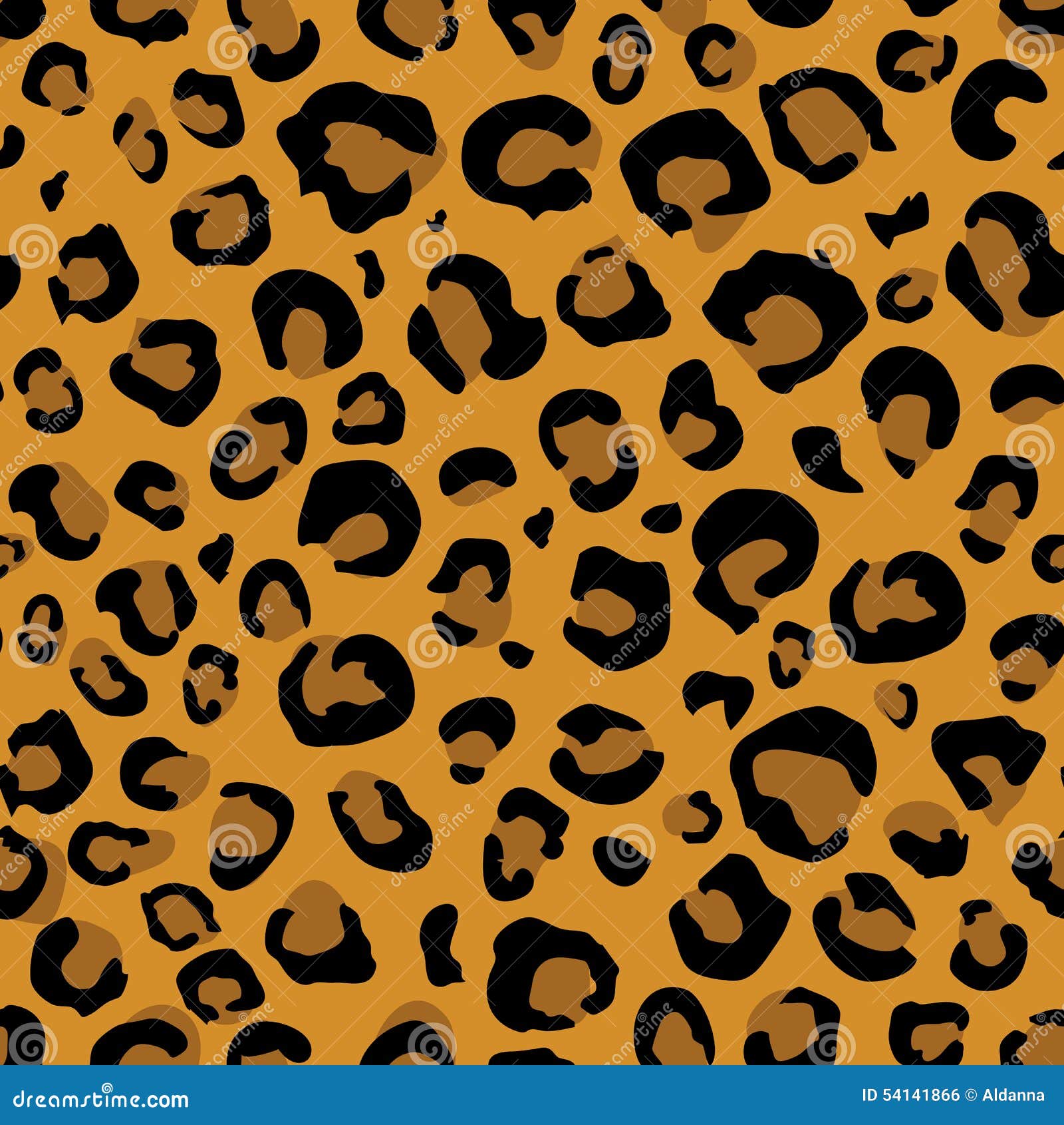 Leopard skin vector stock vector. Illustration of nature - 54141866