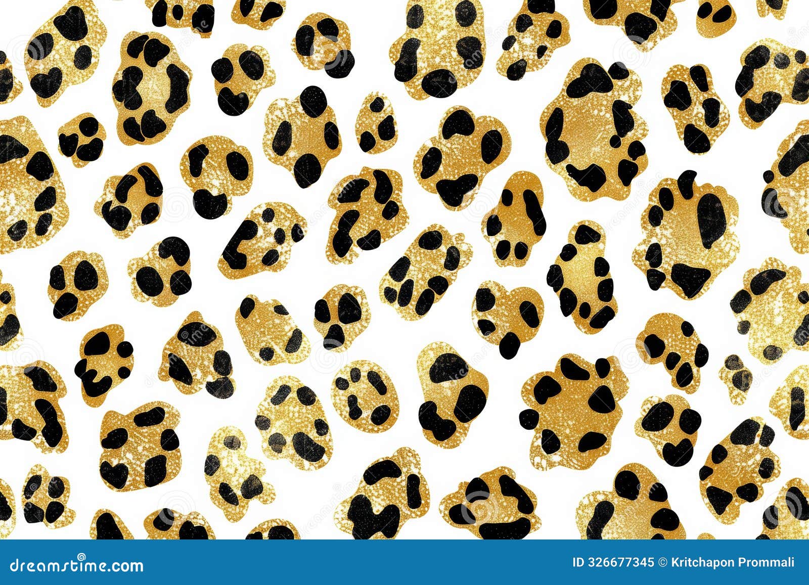 Leopard Spots Pattern Design Vector Illustration | CartoonDealer.com ...