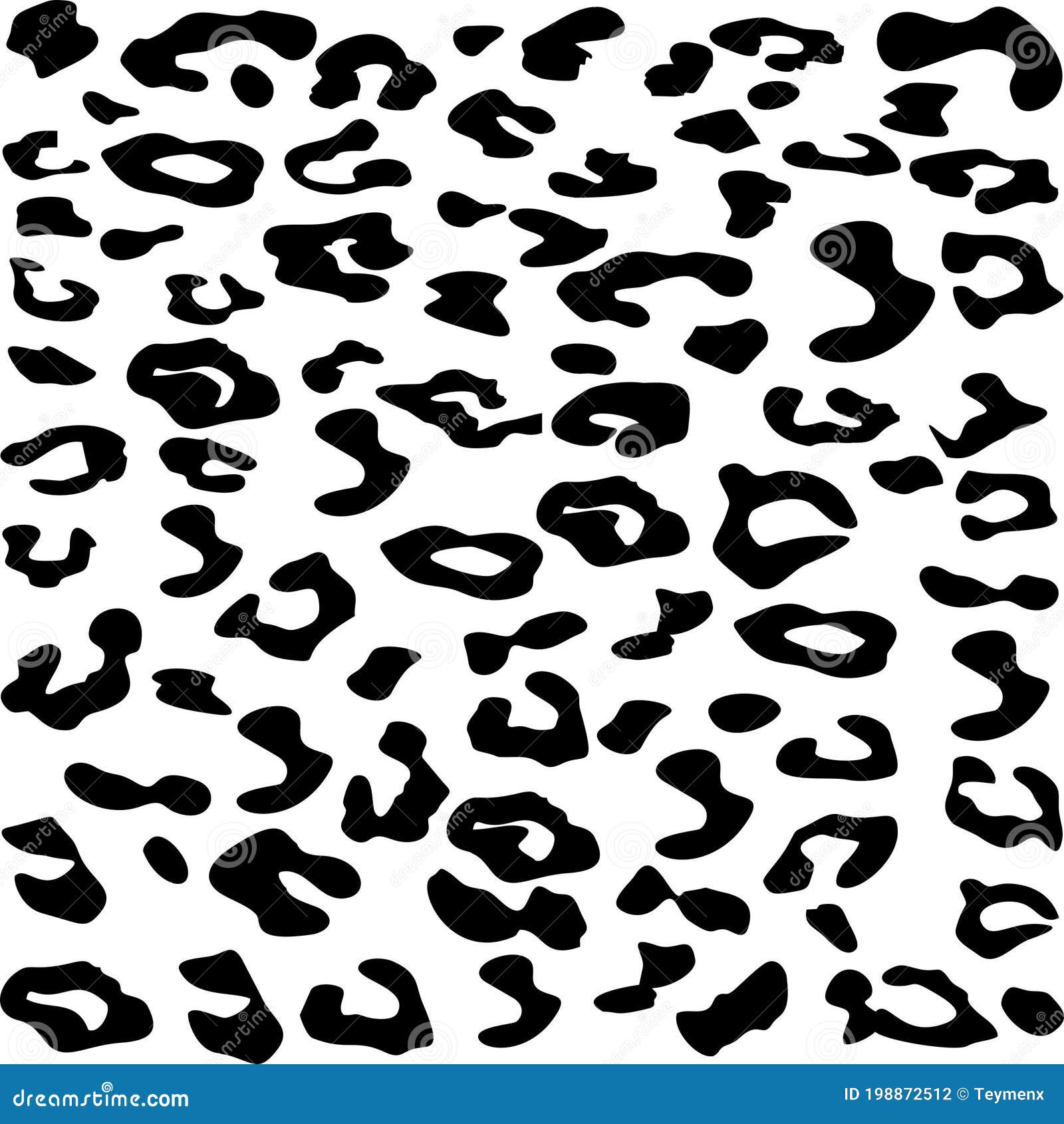 Leopard Spots on White Background. it is Suitable for Fabric Printing ...
