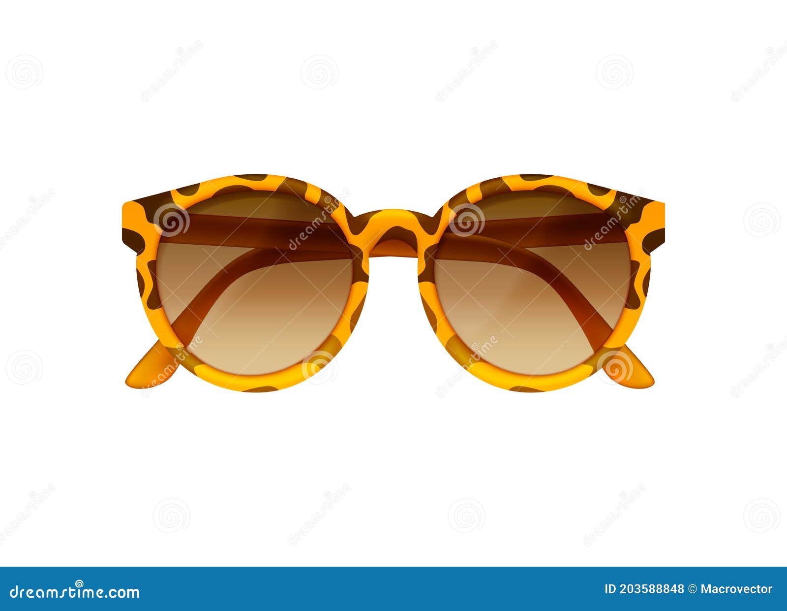 Leopard Sunglasses Illustration Stock Vector - Illustration of frame ...