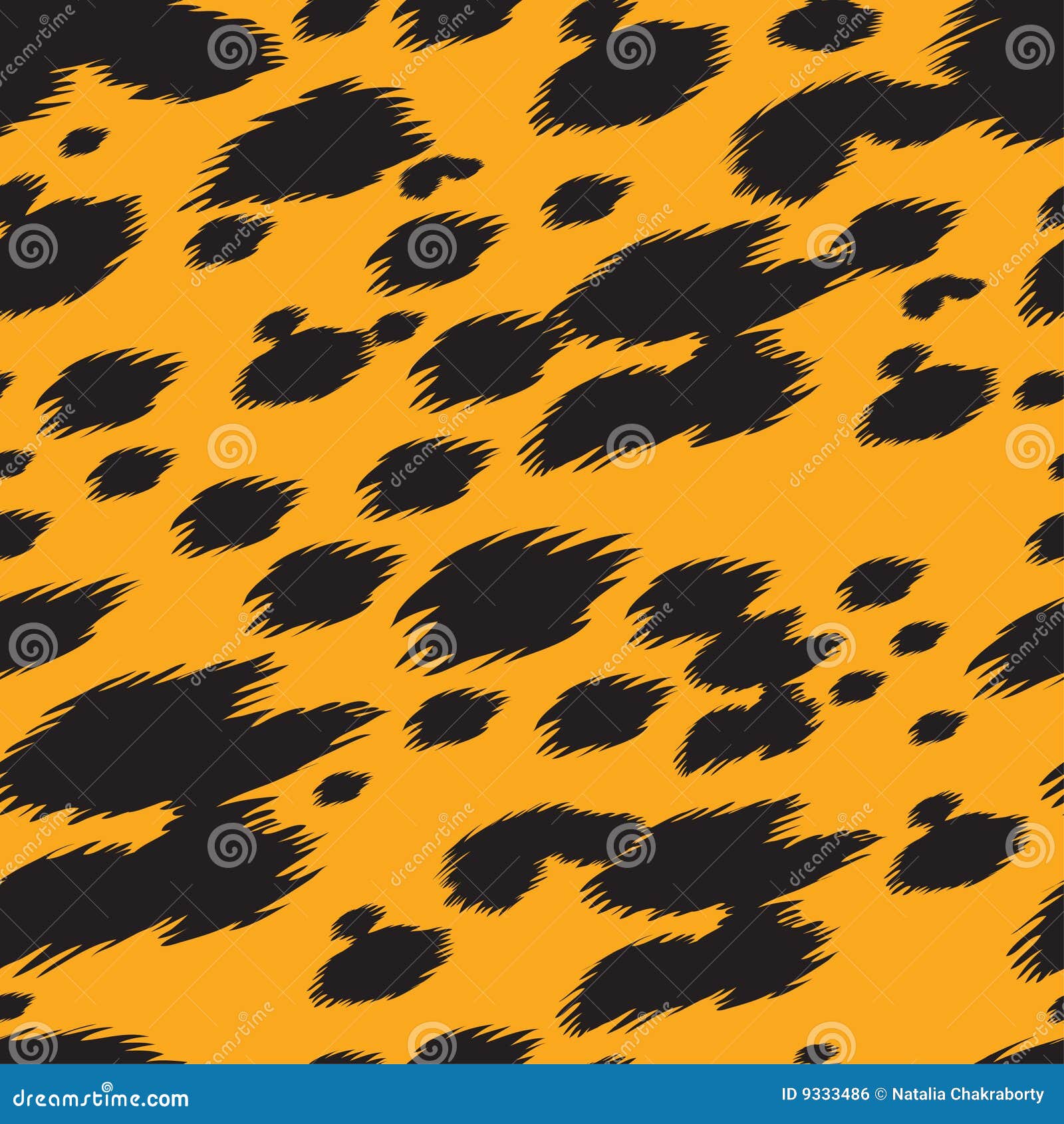 Leopard texture stock vector. Illustration of wolfish - 9333486