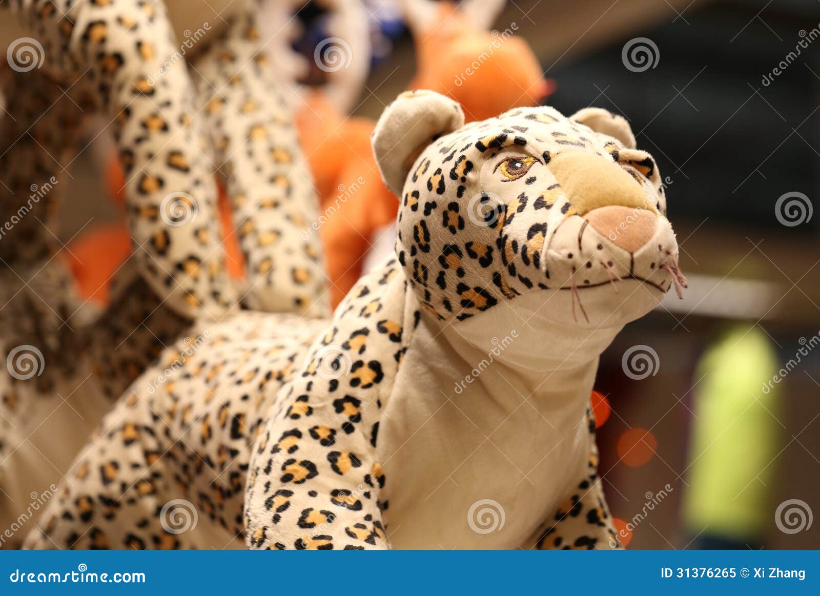 Leopard Toy stock image. Image of black, fluffy, leopard - 31376265