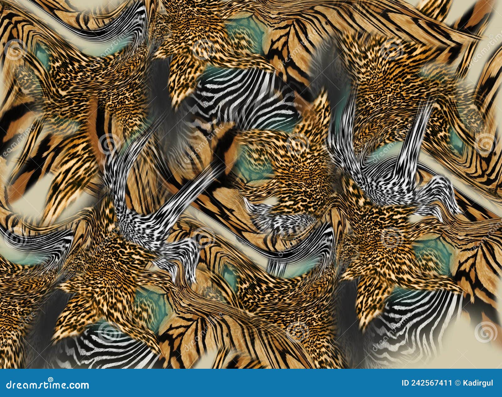 Leopard , zebra snake skin stock illustration. Illustration of ...