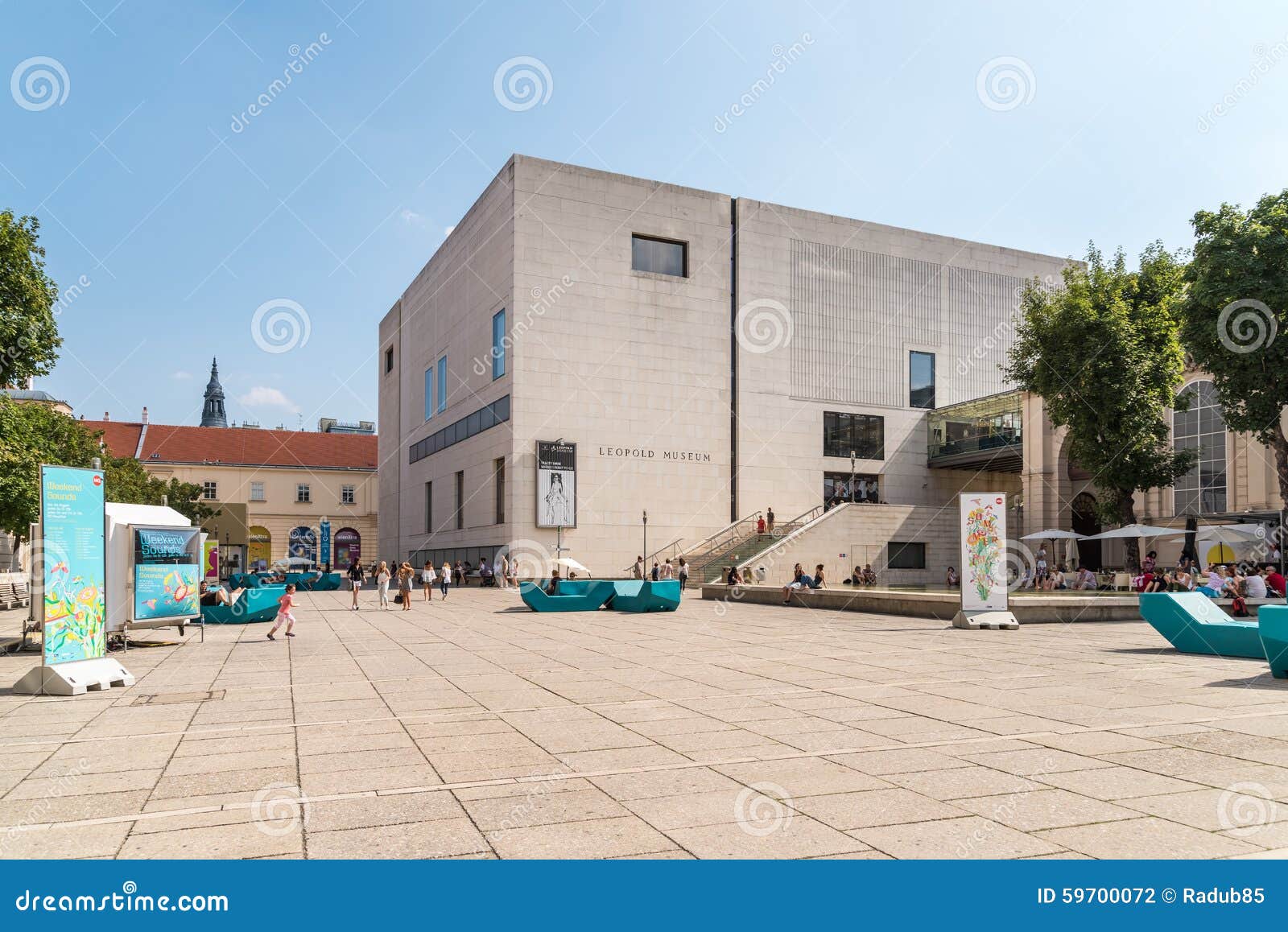 Leopold Museum in Vienna fotografia editorial. Imagem de museu - 59700072