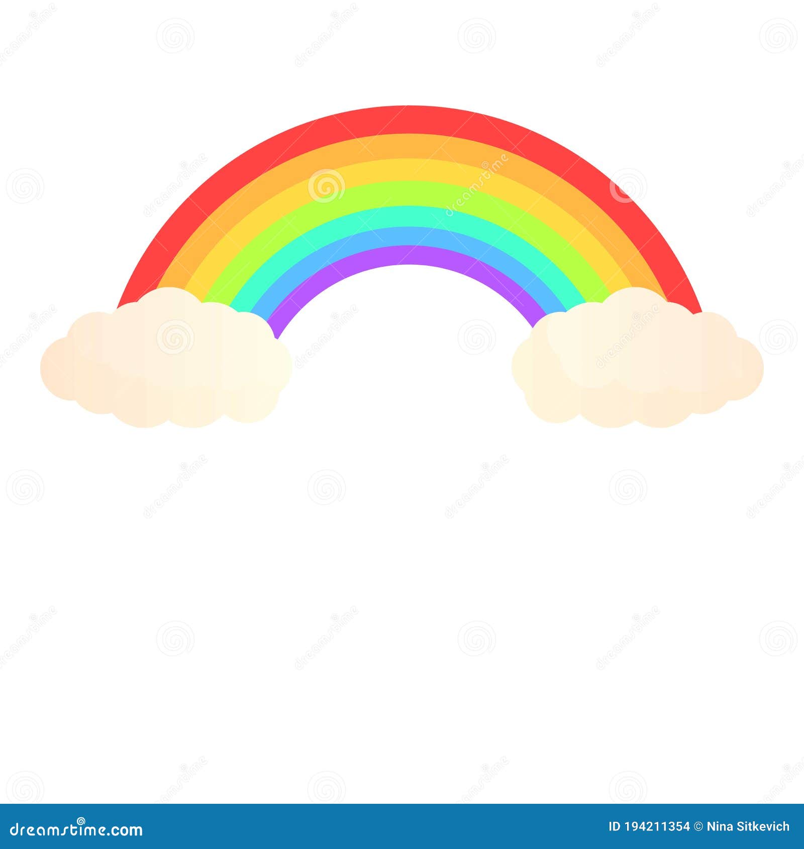 Leprechaun Rainbow Icon, Cartoon Style Vector Illustration ...