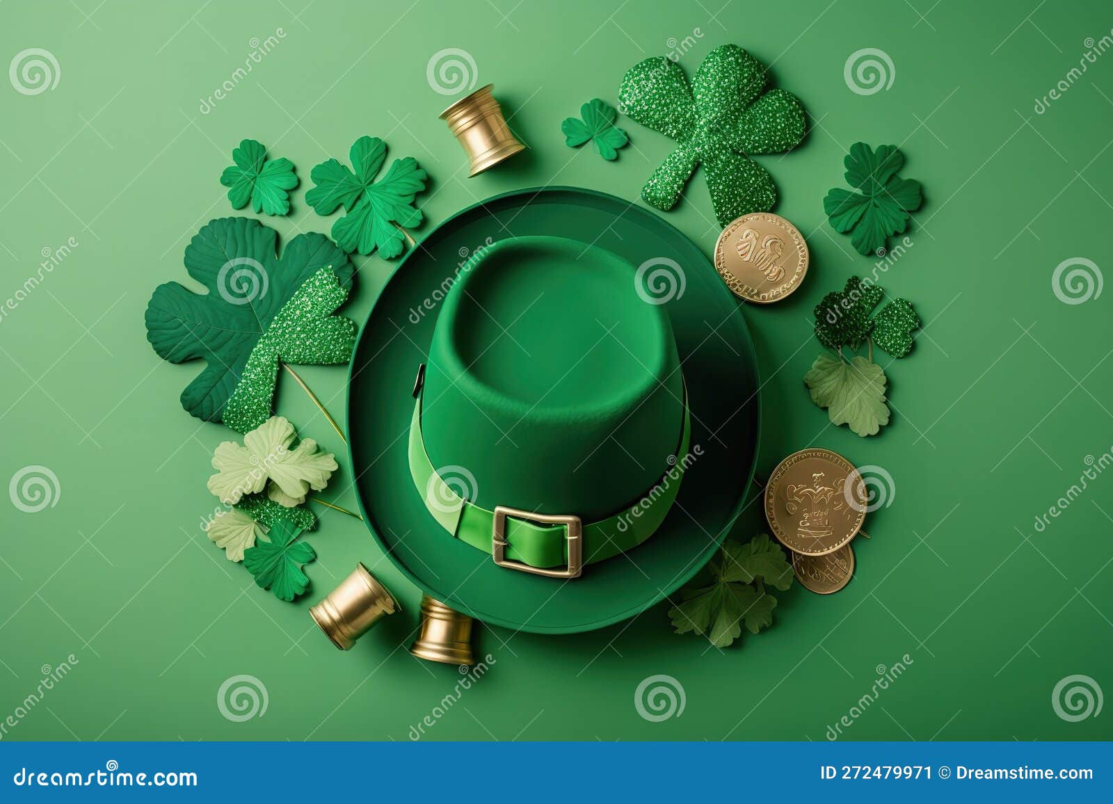Leprechaun St Patrickâ€™s Day, Generative AI. Stock Illustration ...
