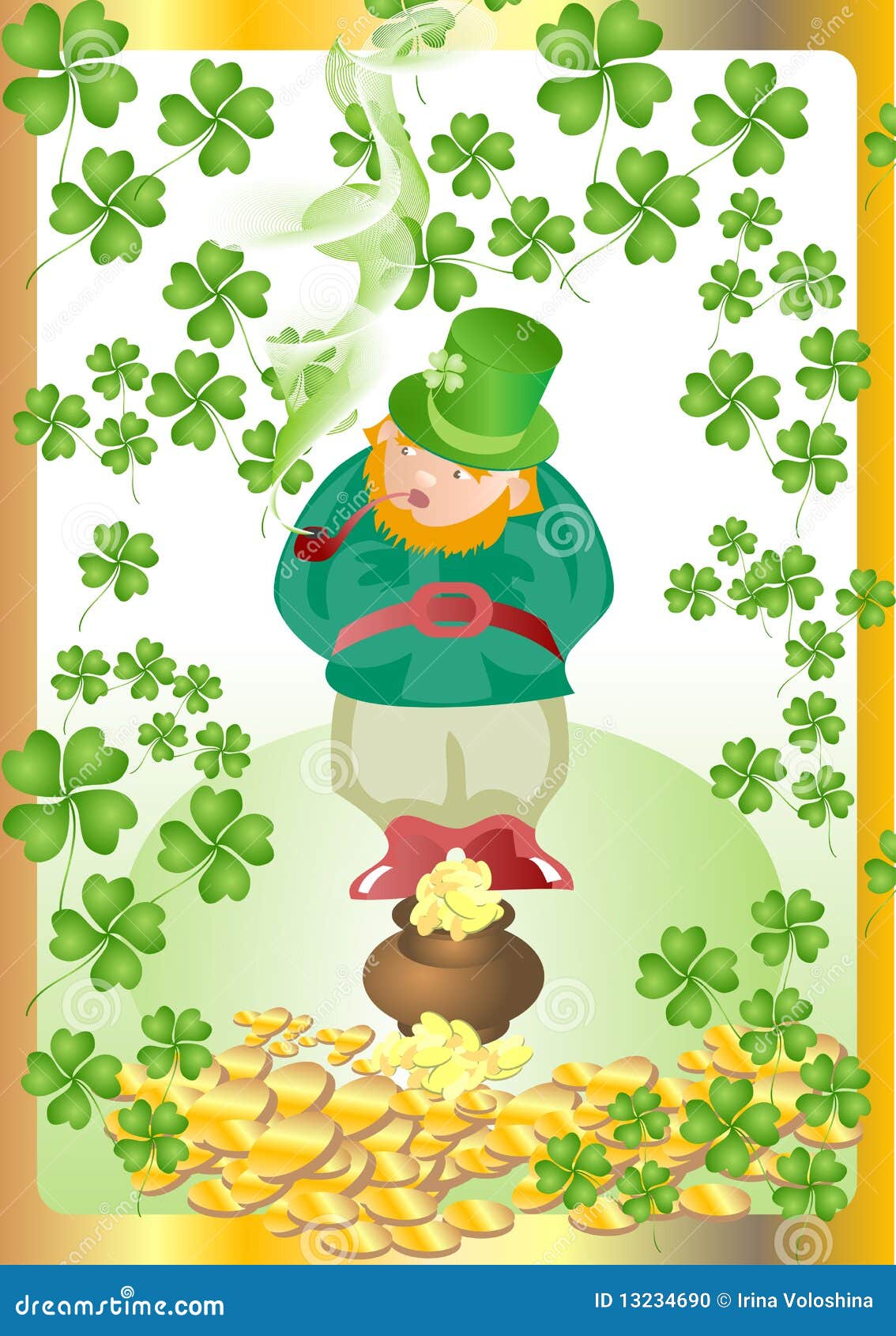 Leprikon stock illustration. Illustration of freedom - 13234690