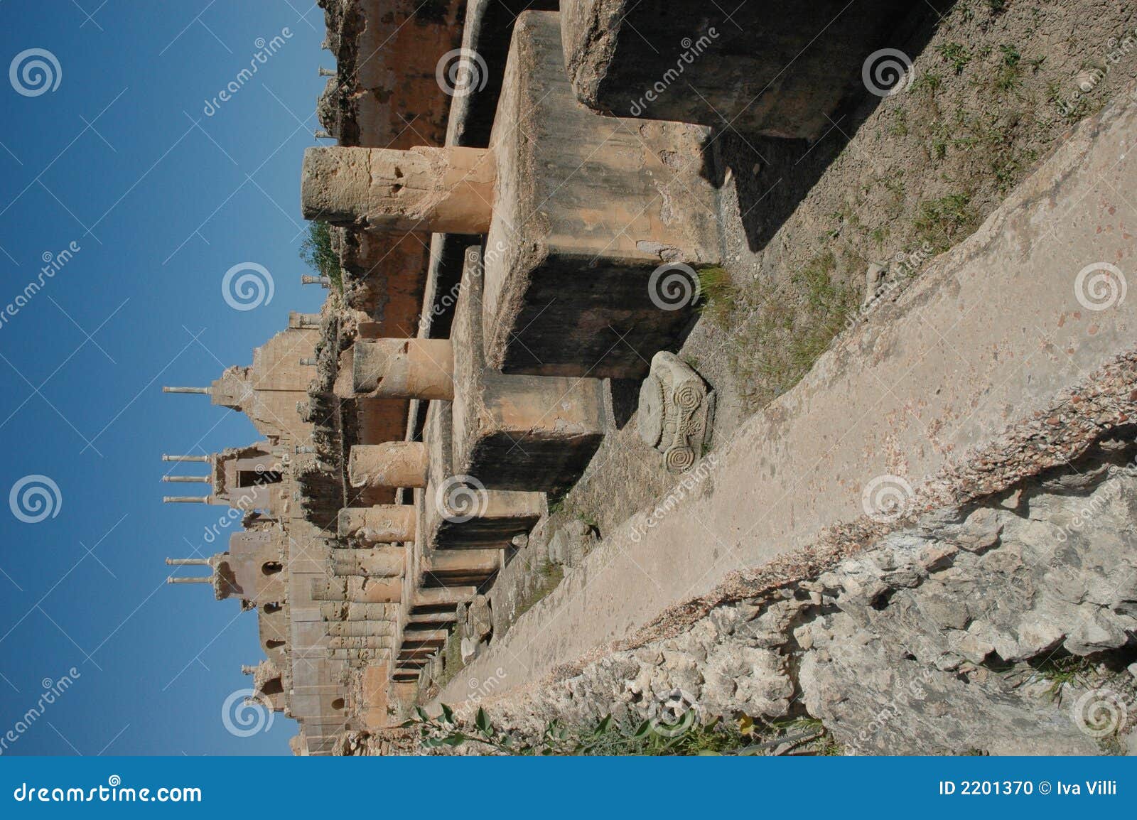 Leptis Magna stock photo. Image of architecture, roman - 2201370