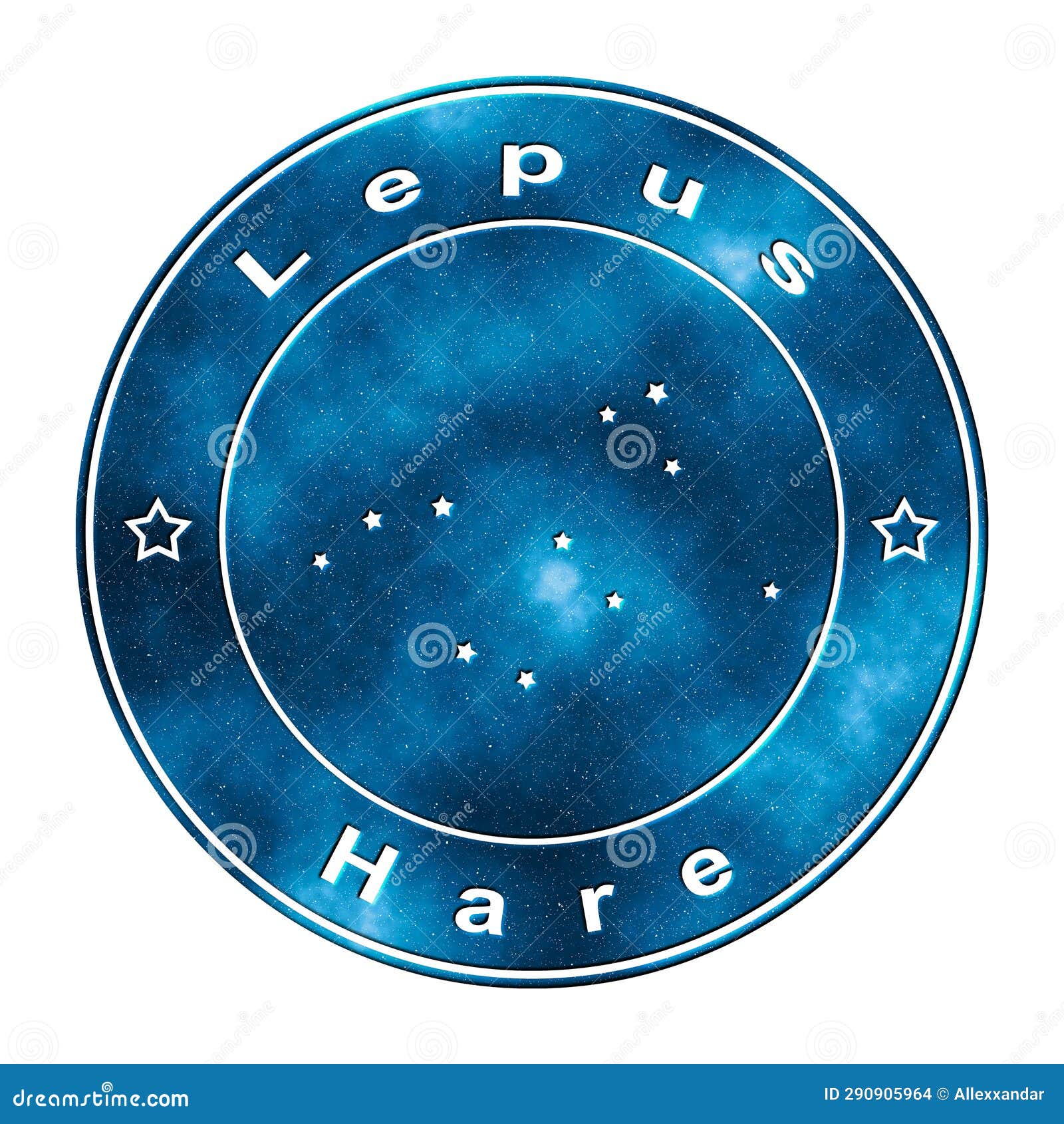 Lepus Star Constellation, Hare Constellation Stock Photography ...