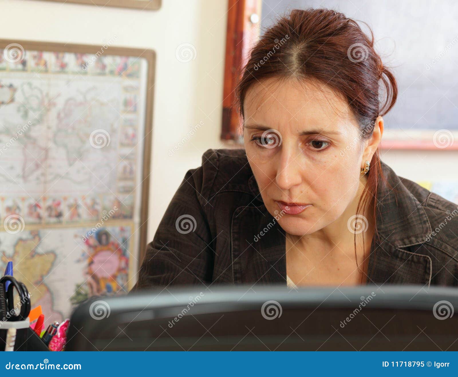 Leraar stock afbeelding. Image of leraar, beroep, werk - 11718795