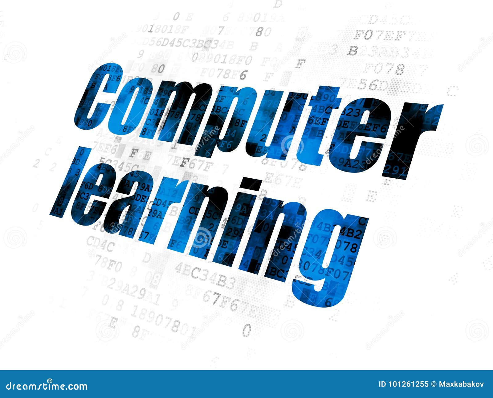 Lernkonzept: Computer-Lernen Auf Digital-Hintergrund Stock Abbildung - Illustration von prüfung ...