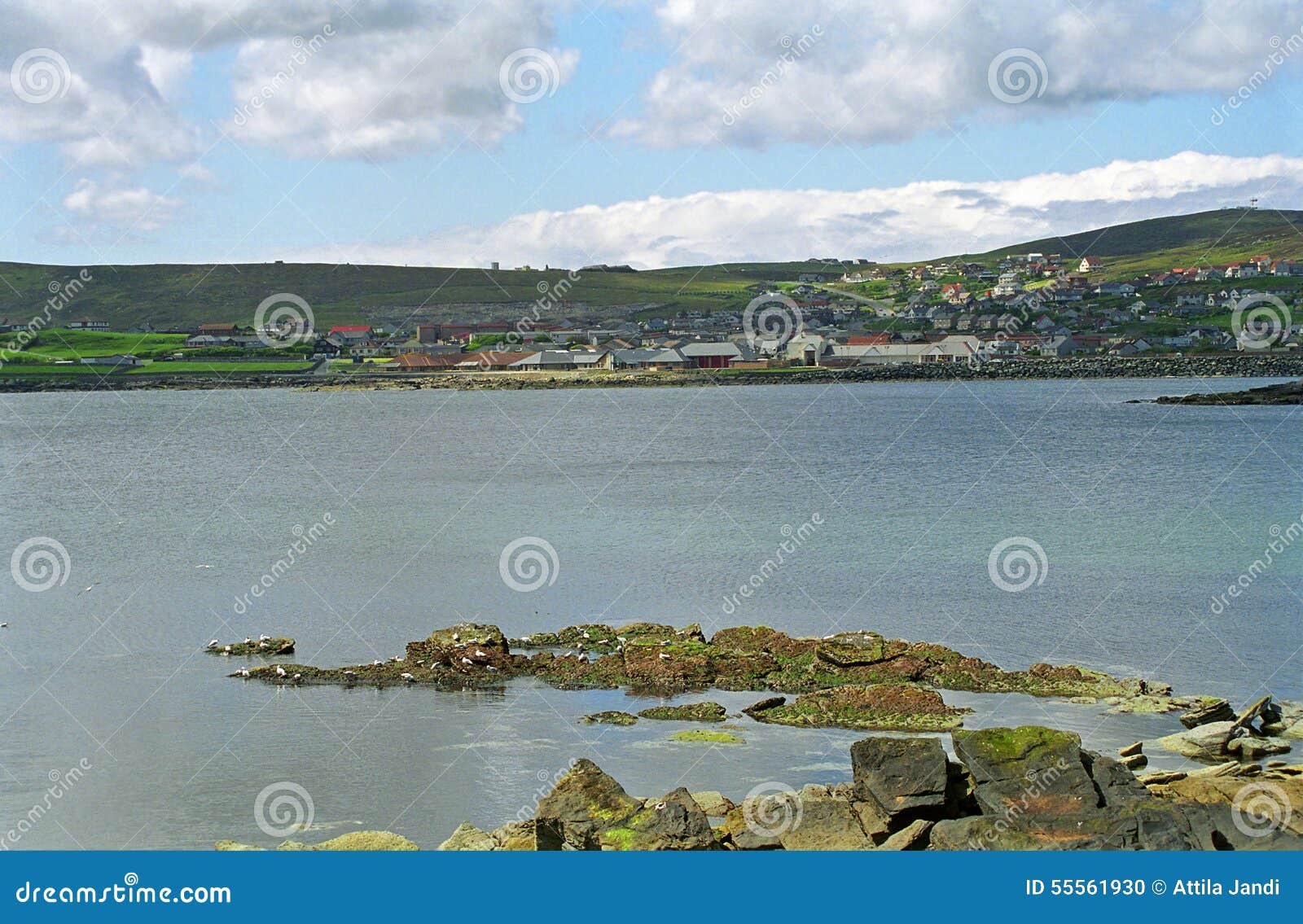 Lerwick, Capital of Shetland Stock Photo - Image of building ...
