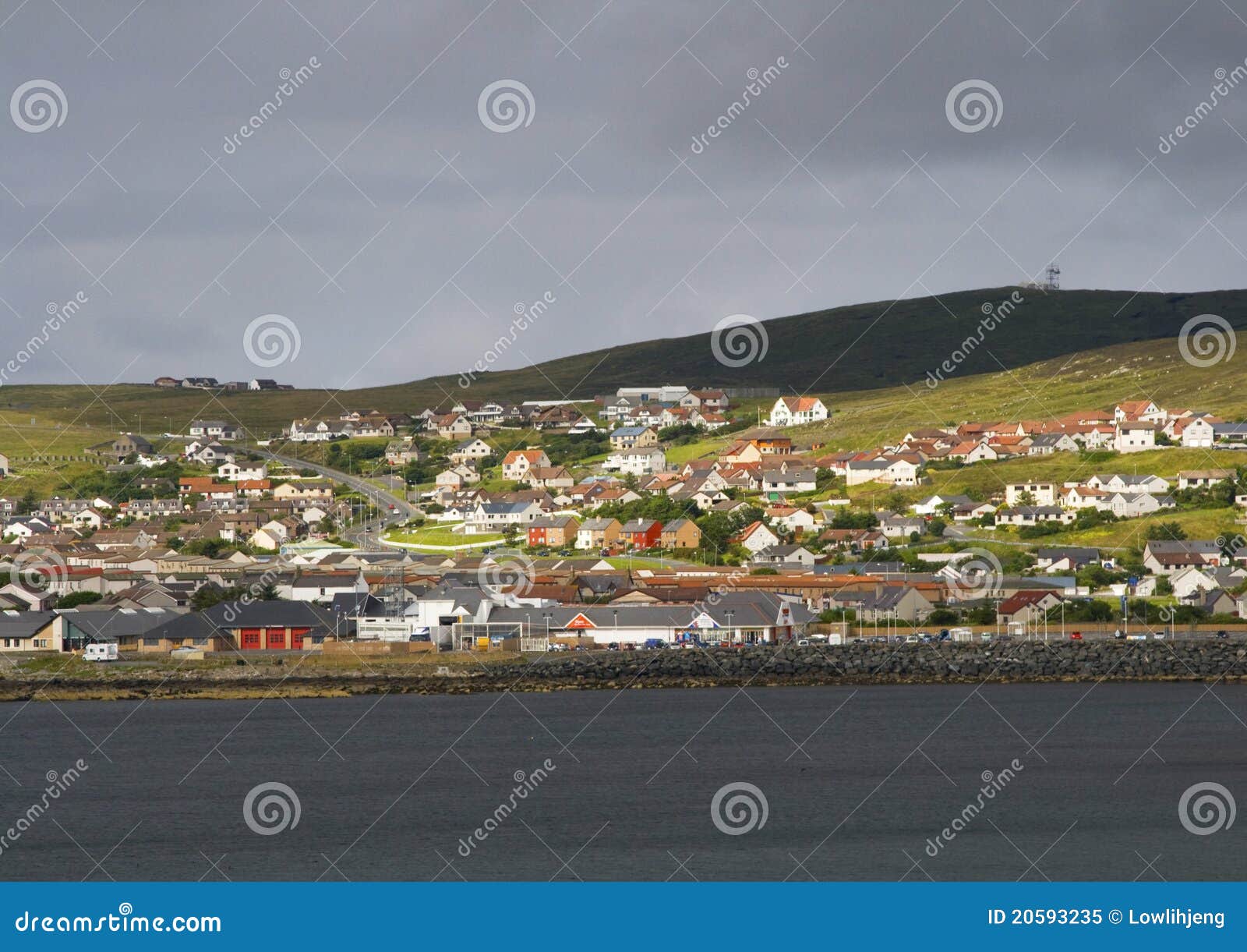 Lerwick, Shetland Islands stock image. Image of grey - 20593235