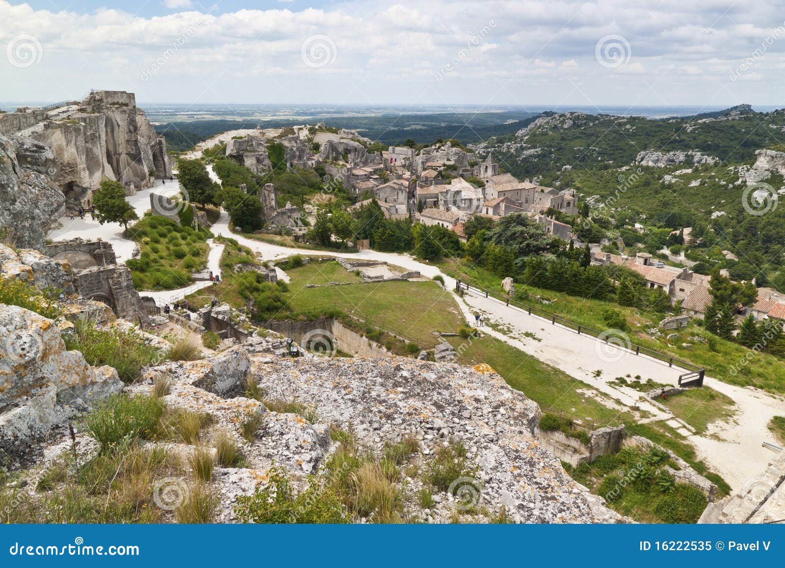 Les Baux de Provence stock image. Image of alpilles, hilltop - 16222535