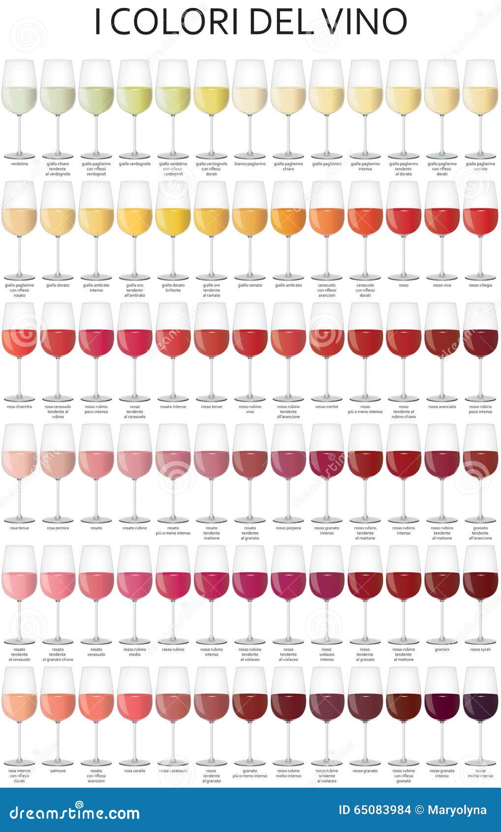 Les couleurs du vin illustration stock. Illustration du imagination ...