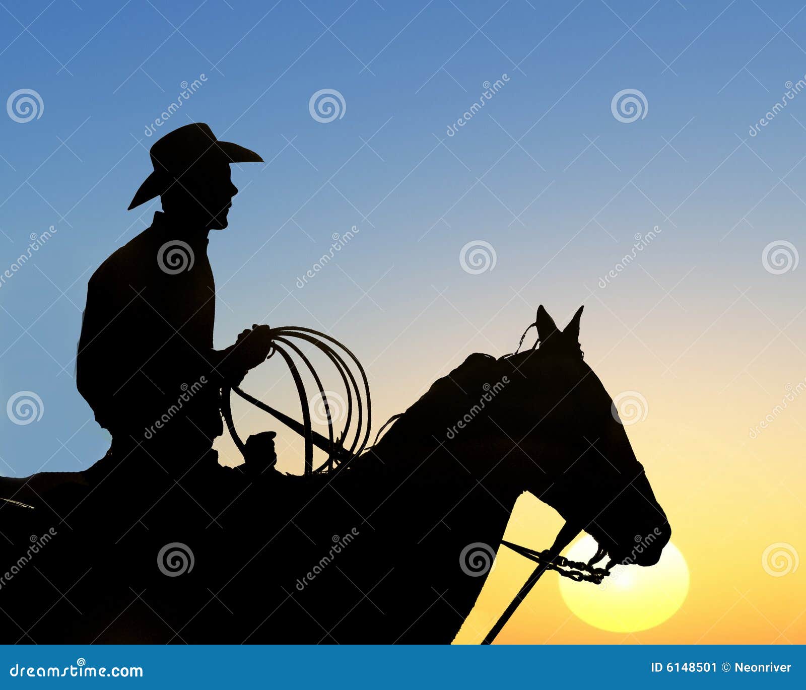 Les cowboys conduit loin illustration stock. Illustration du jaune ...